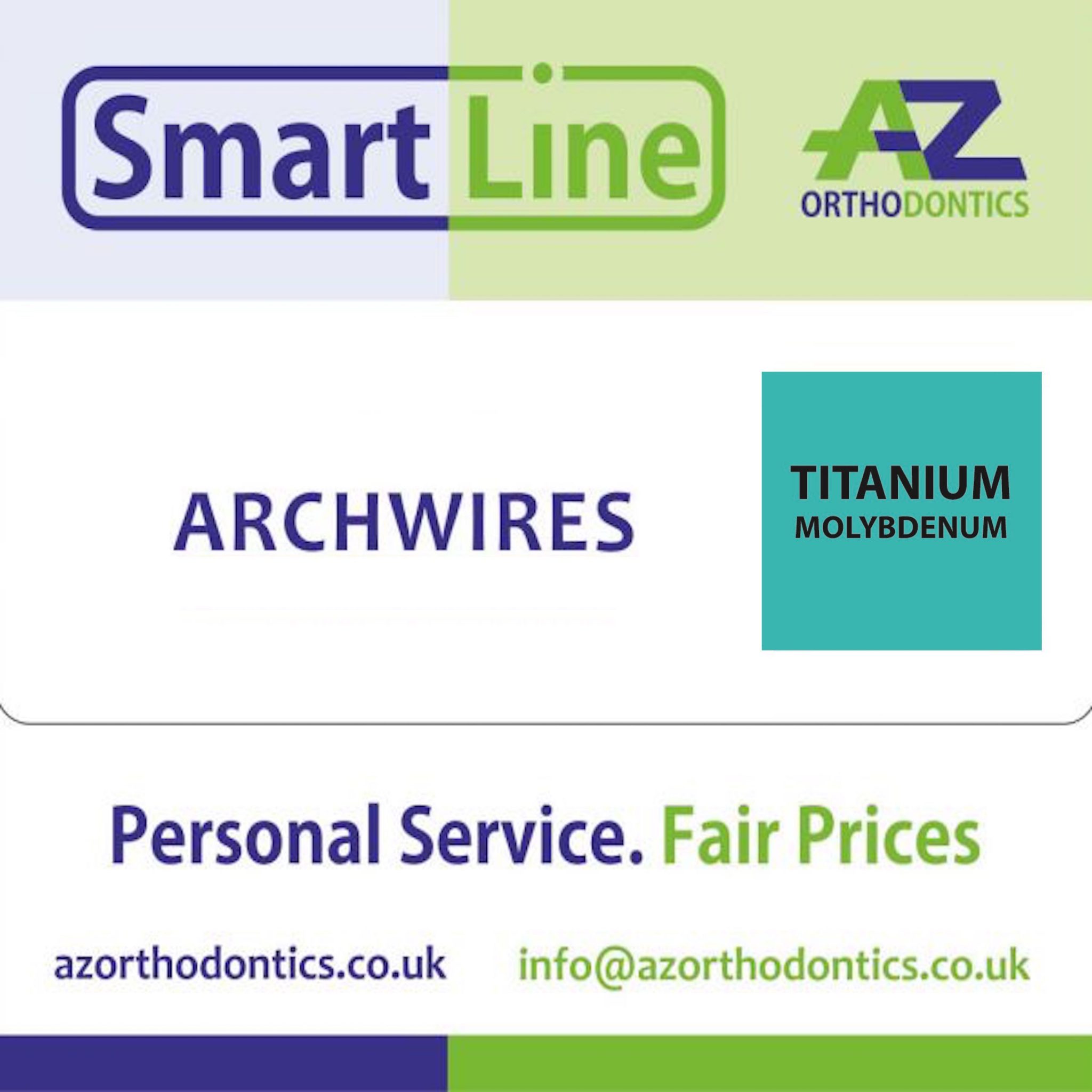 Smart Line® Euro Titanium Molybdenum Archwires Rectangular / Round